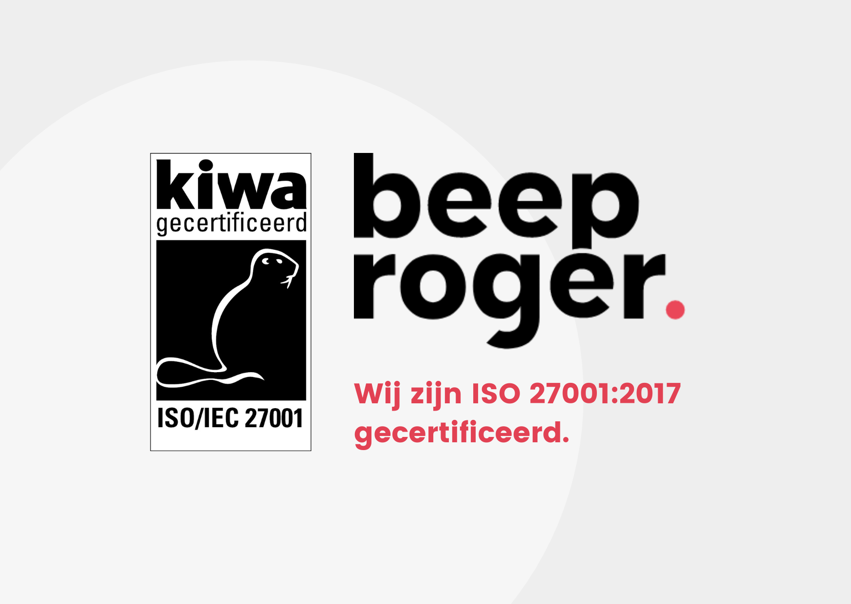 Wij zijn ISO 27001 gecertificeerd! - beeproger